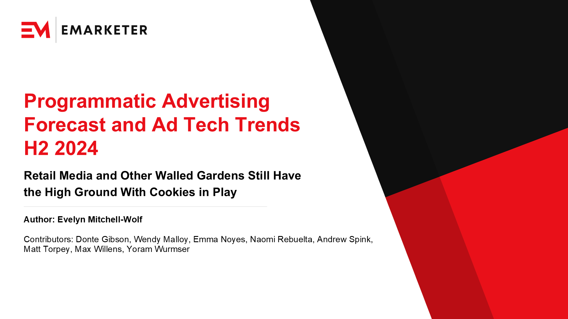 Programmatic Advertising Forecast and Ad Tech Trends H2 2024