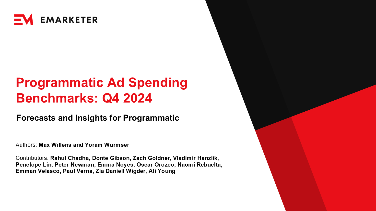Programmatic Ad Spending Benchmarks: Q4 2024