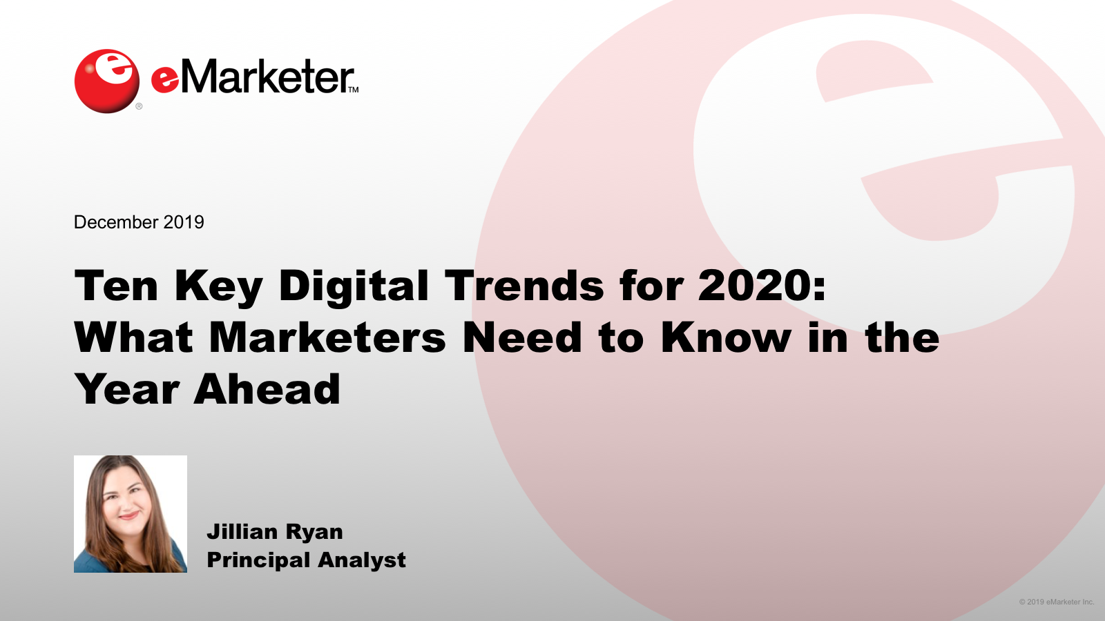 Ten Key Digital Trends for 2020