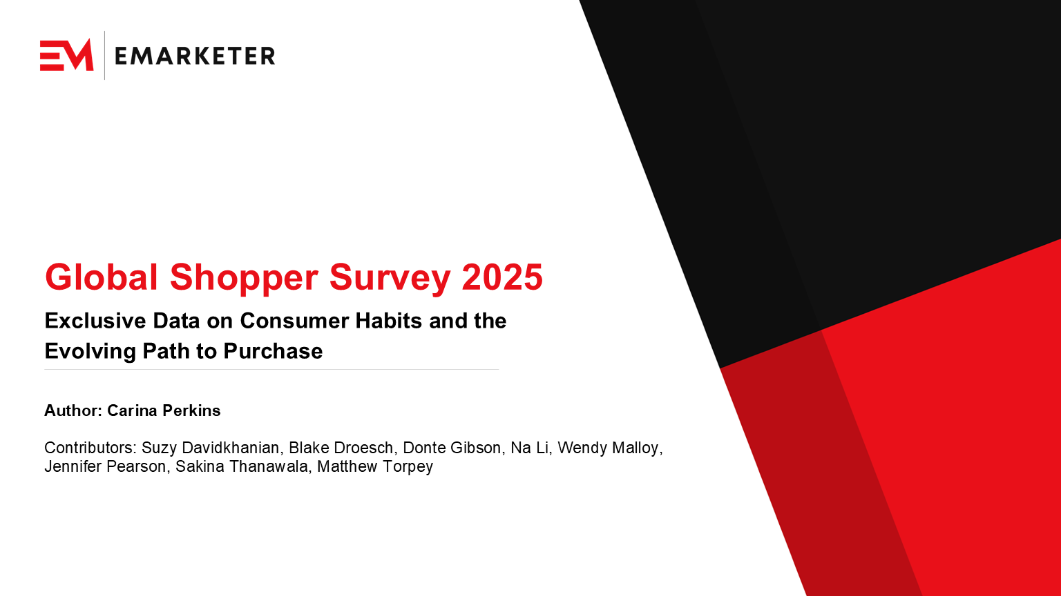 Global Shopper Survey 2025